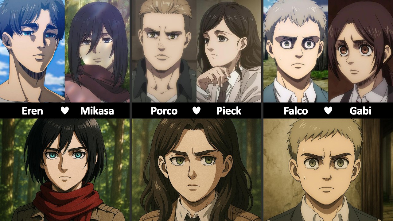 Children of Attack on Titan Characters - YouTube