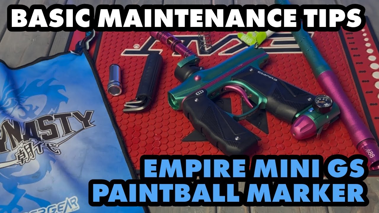 Paintball Tech Tips | Empire Mini GS | Basic Maintenance Routine - YouTube