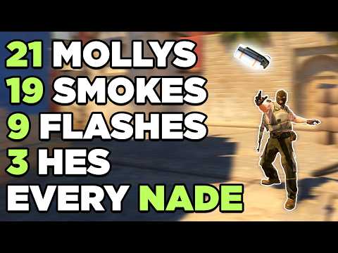 CS2 Mirage Utility Guide – All Essential Smokes, Mollys, Flashes, HEs