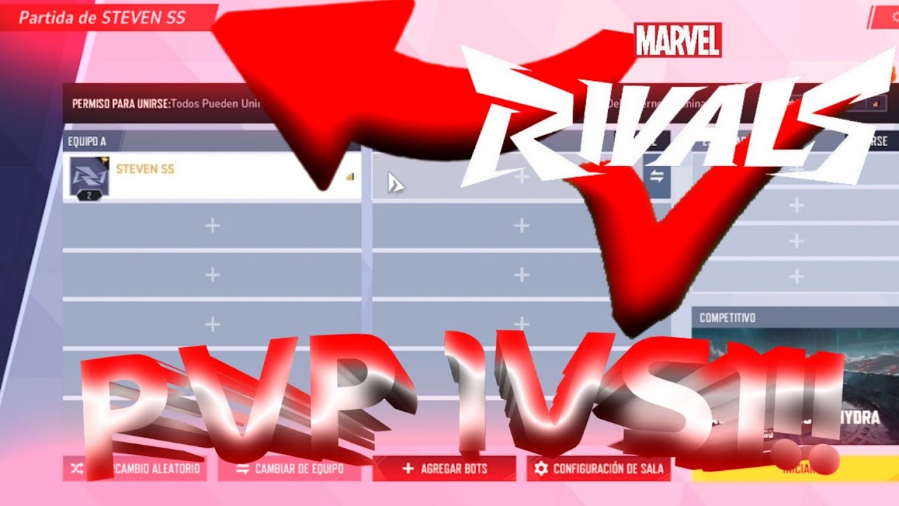 COMO JUGAR PVP 1VS1 EN MARVEL RIVALS - YouTube