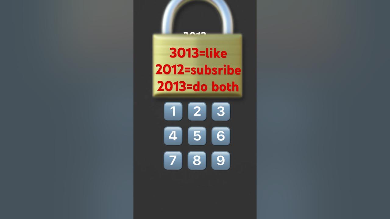 What is the code number? - YouTube