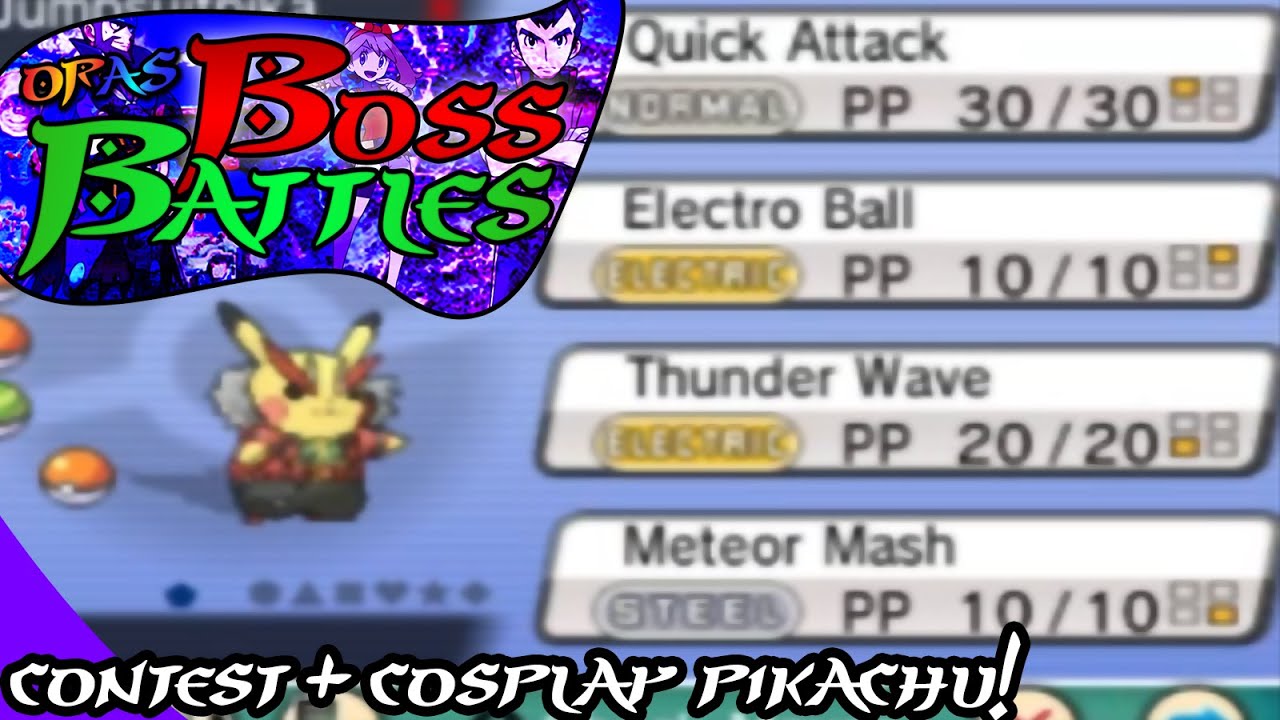 Pokemon Omega Ruby and Alpha Sapphire Contest - ORAS Cosplay Pikachu ...