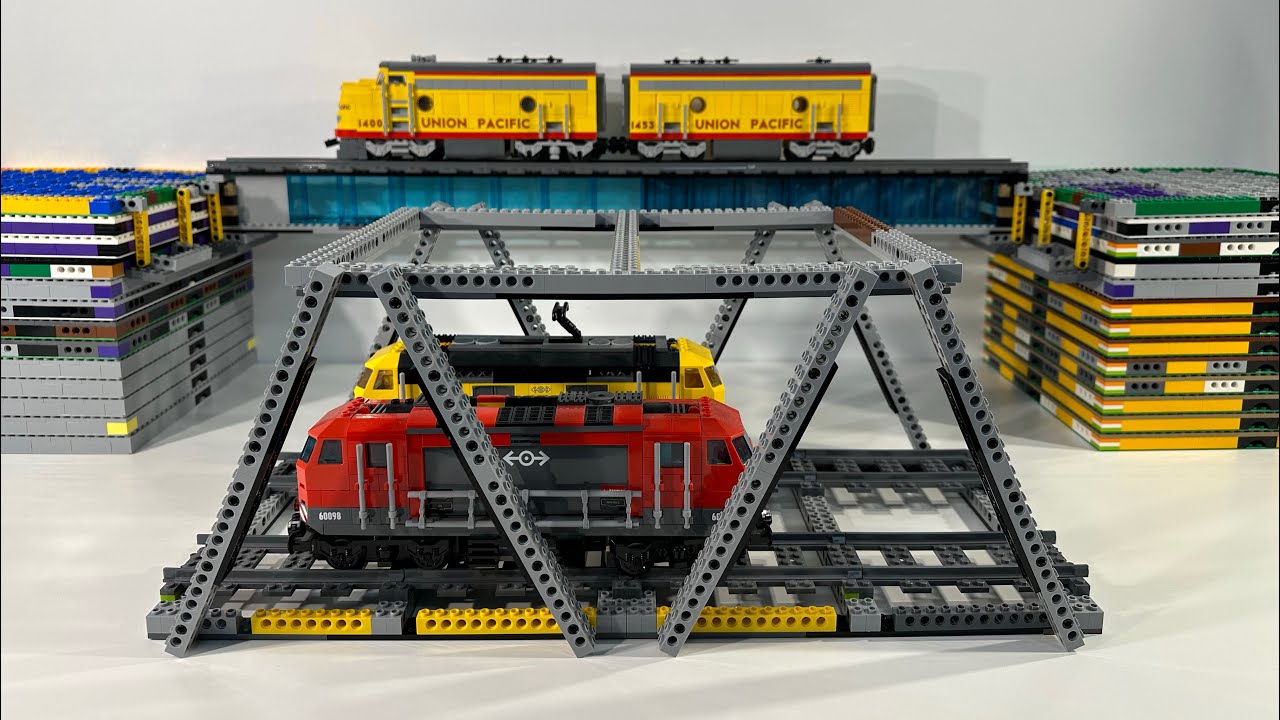 LEGO Trains - Train Bridge Prototypes - YouTube