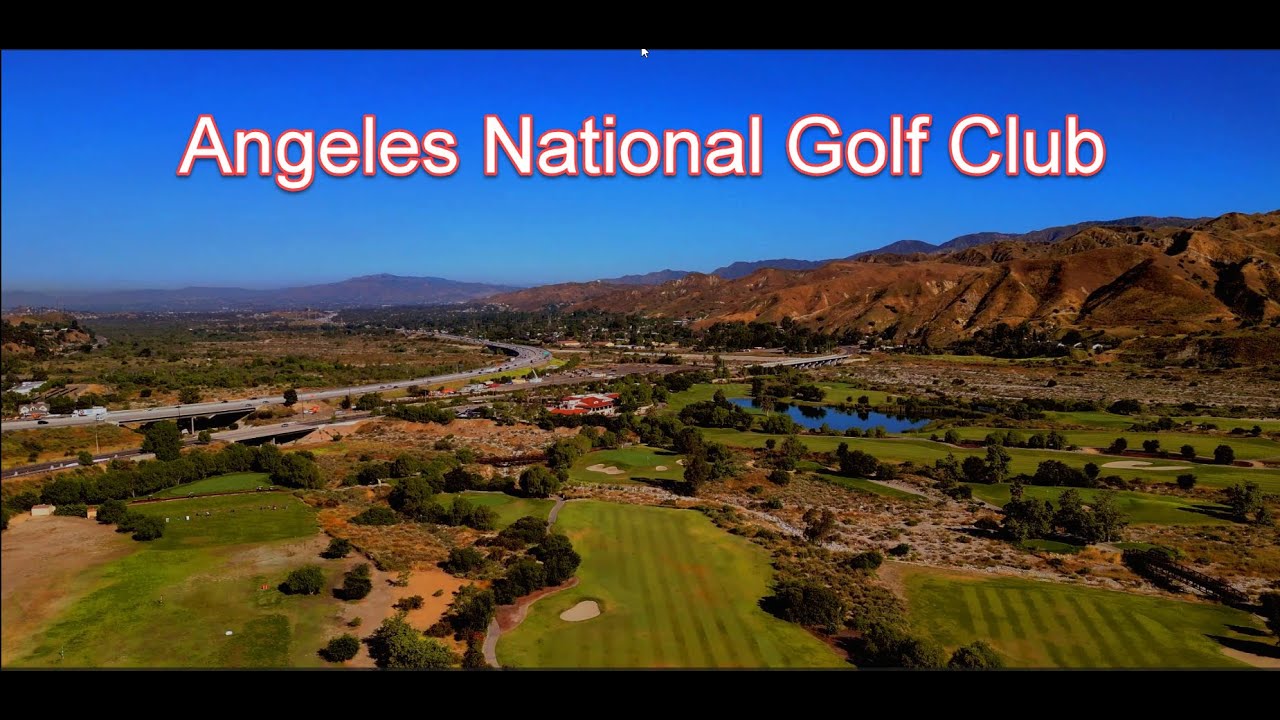 Flying Around Angeles National Golf Club - YouTube
