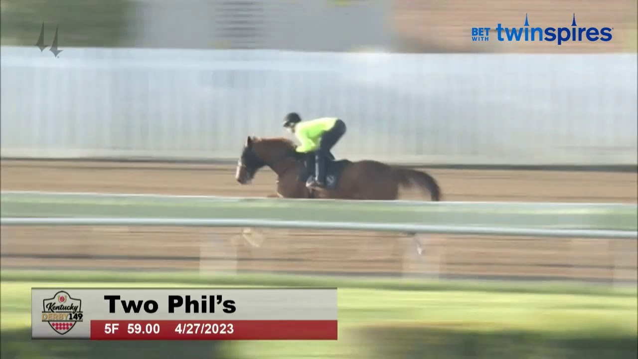 Two Phil's 5 furlong workout at Hawthorne - April 27 - YouTube