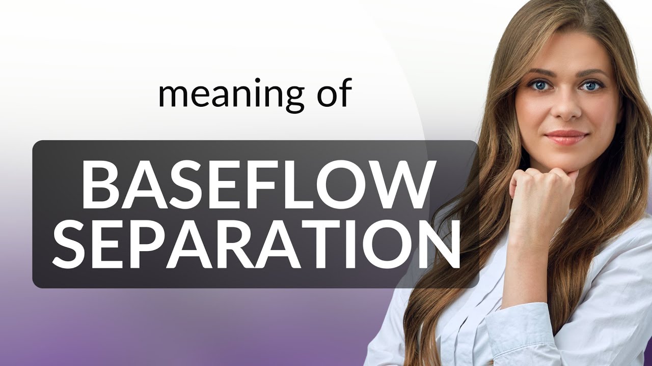 Understanding Baseflow Separation in Hydrology - YouTube