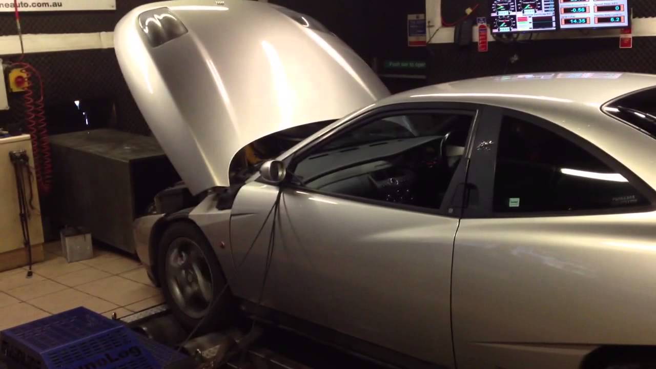 Fiat Coupe 20 Valve Turbo on the Dyno. - YouTube