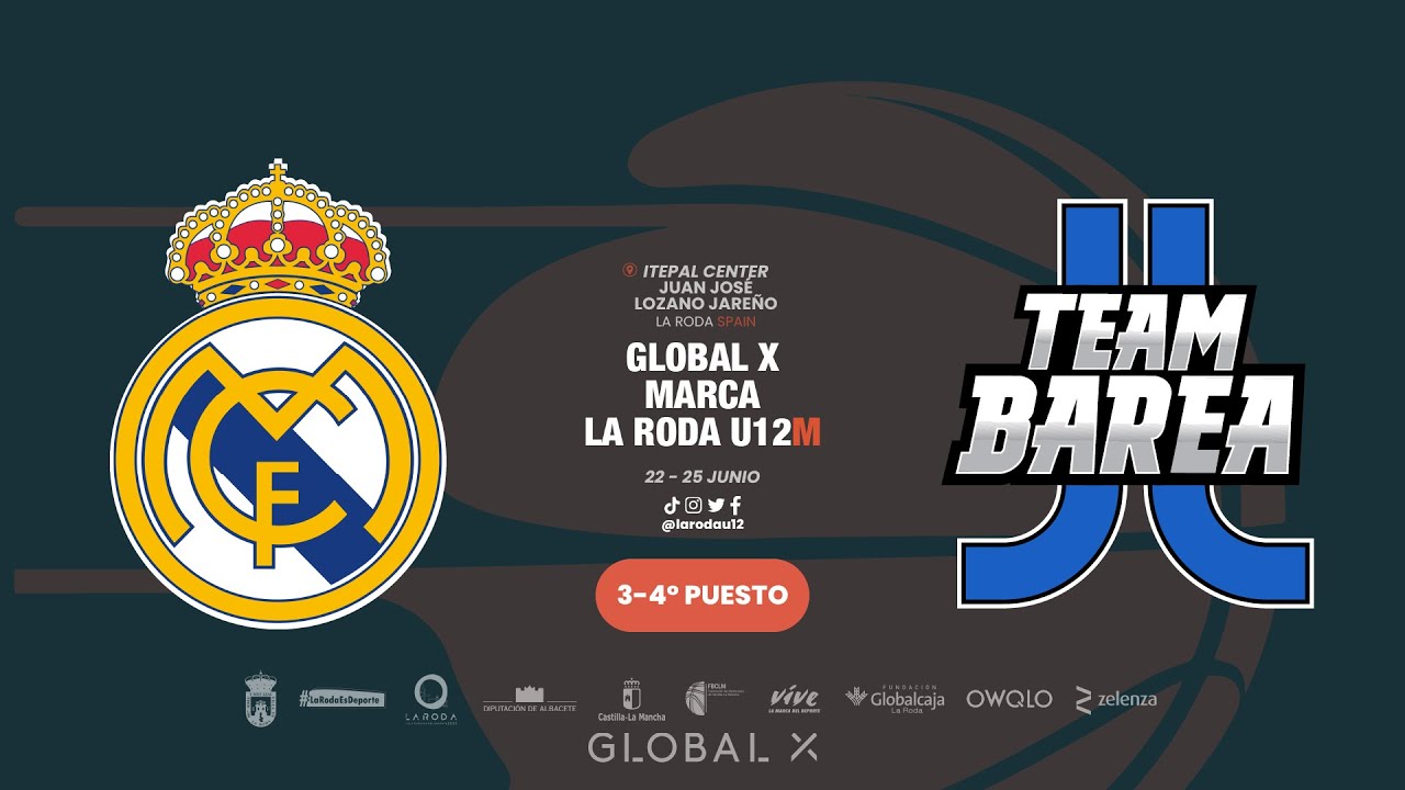 U12M. 3/4 puesto: REAL MADRID vs. TEAM BAREA (Pto. Rico). Torneo ...