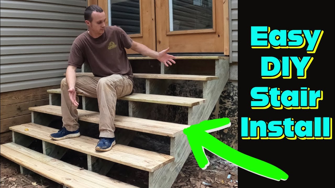 Build A Set Of Stairs\The Easy Way!!! - YouTube