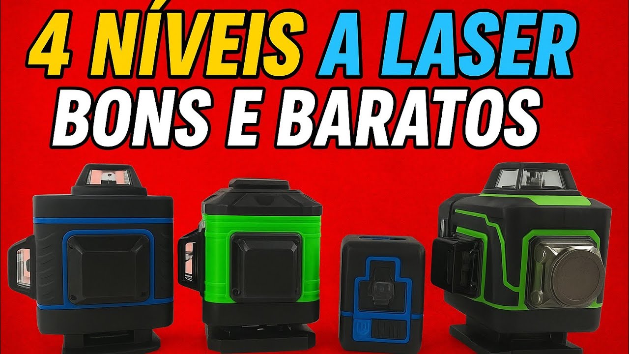 4 Opções de Nível a Laser Bons e Baratos | Opções de R$167 a R$500 Que ...