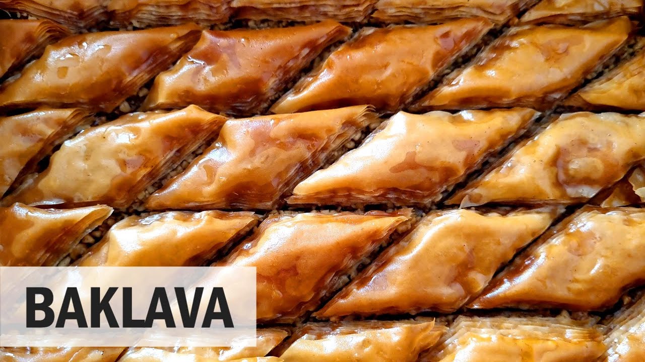 Authentic Baklava Recipe - How to Make Baklava - YouTube