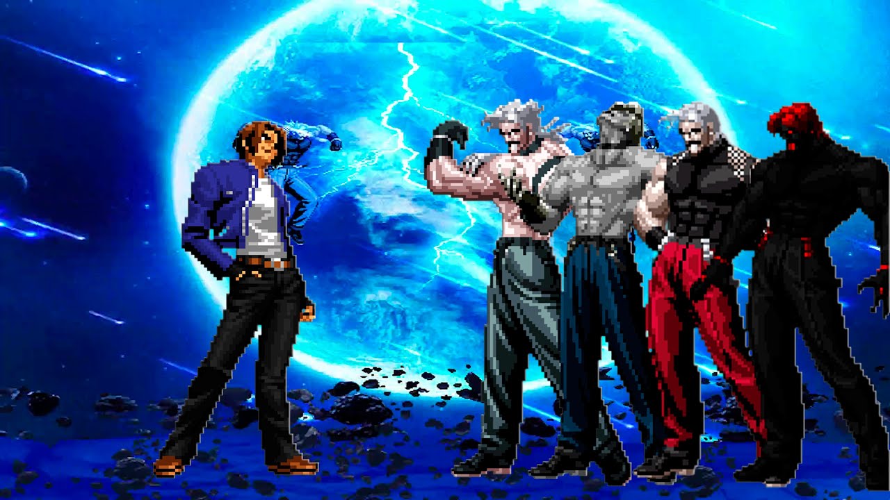 [KOF Mugen] Kyo-Last vs Super Rugal Team - YouTube