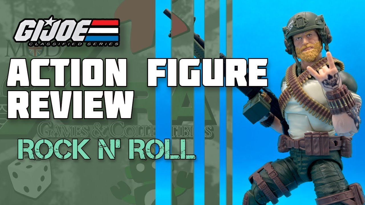 GI Joe Classified | Rock n' Roll | Action Figure Review - YouTube