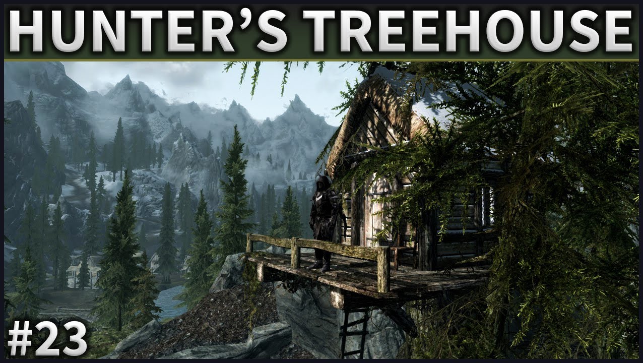 Skyrim Mod Spotlight | #23 | Hunter's Treehouse - YouTube