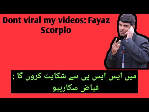 Fayaz Scorpio Dadsoora requesting ppl not to upload his videos | Watch ...