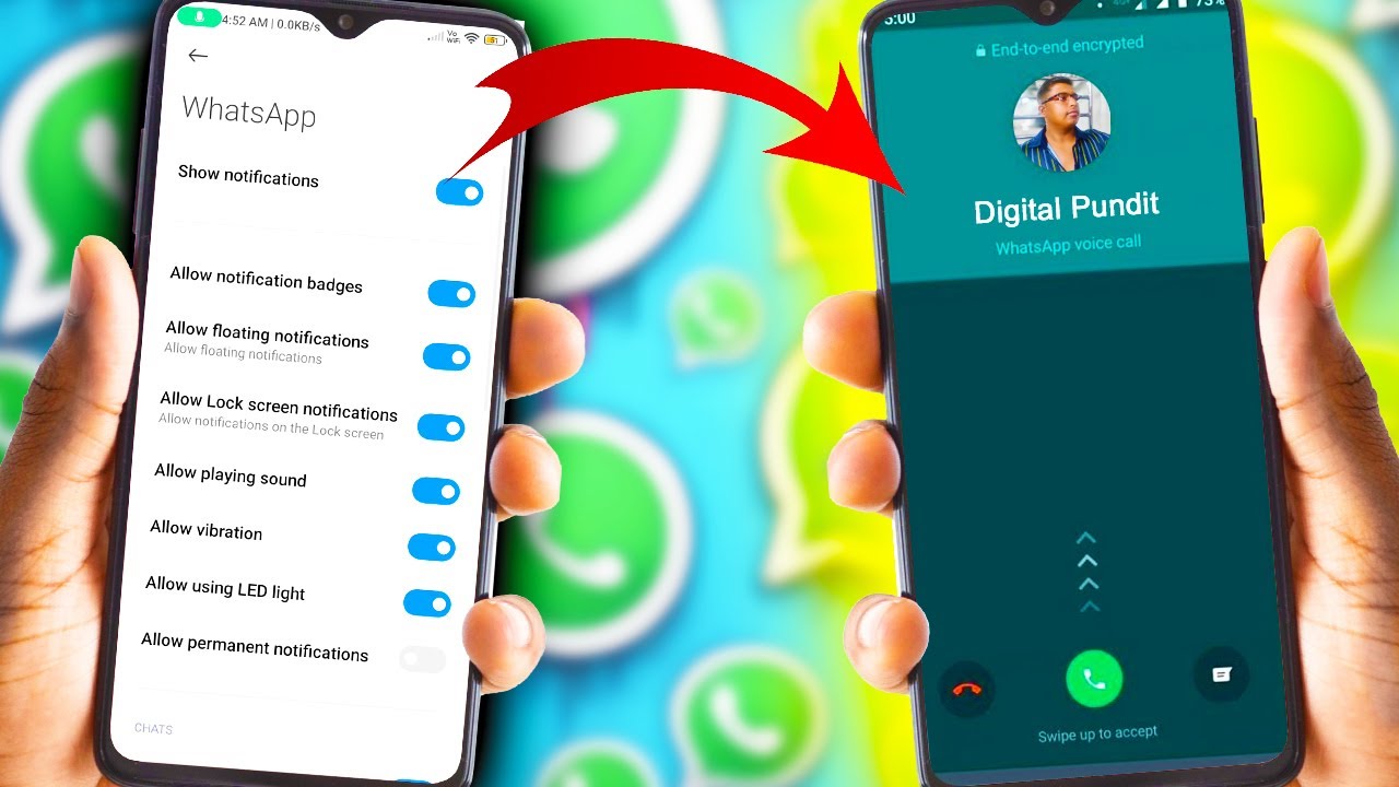 How to Fix Whatsapp Call Not Showing on Display | WhatsApp Call Screen ...