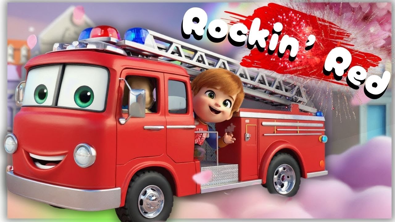 Catchy Red Color Song for Kids | Fun Learning Animation 🍓🚒 - YouTube