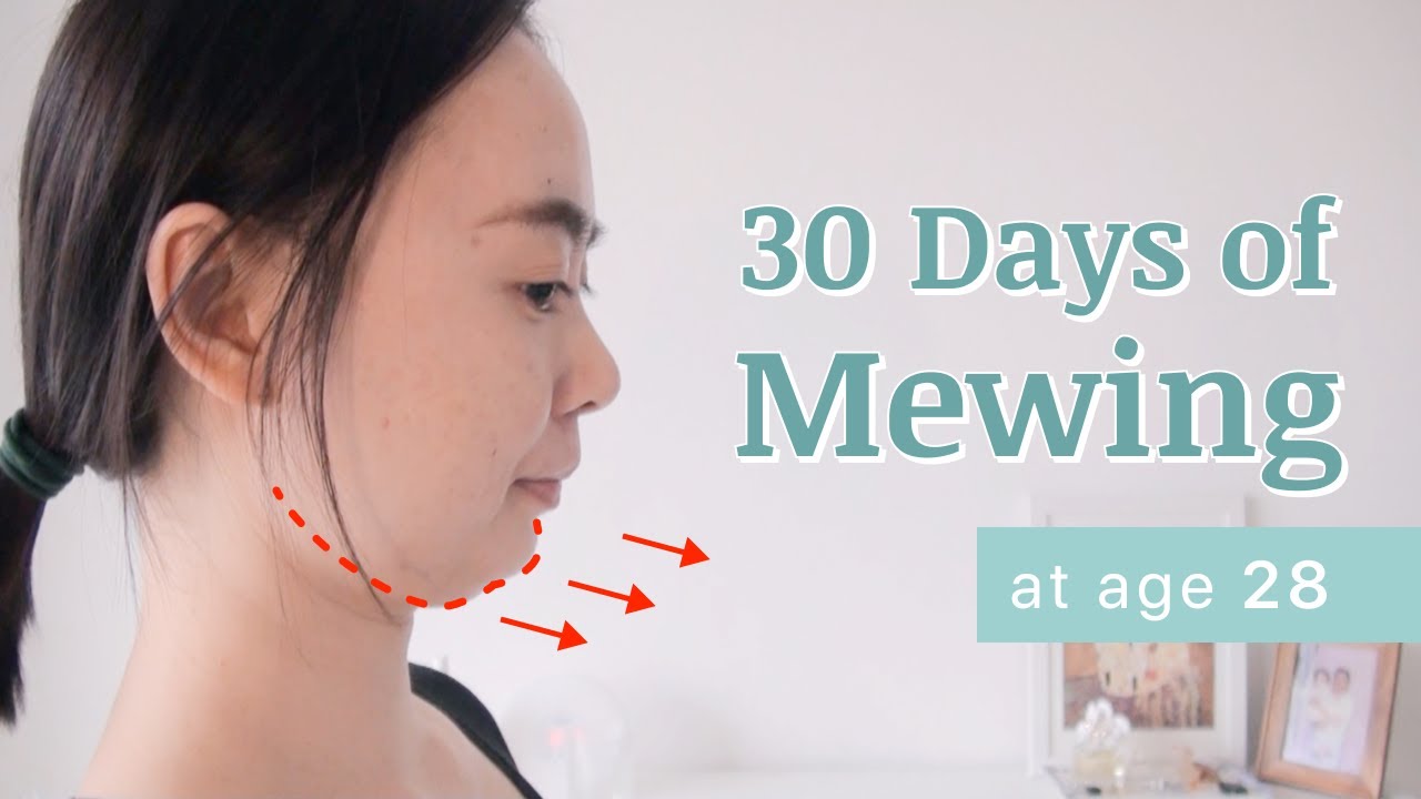 1 Month Mewing at Age 28, My Experience So Far (短下巴，长下巴，无术矫正) - YouTube