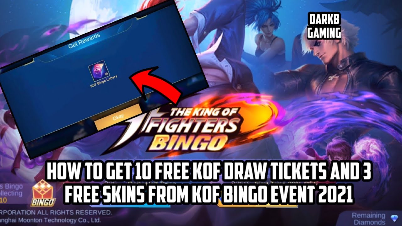 How to Get 10 Free KOF Draw Tickets and 3 Free Skins From KOF Bingo ...