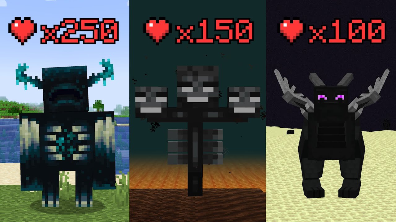 minecraft mobs health in 5 mins 30 secs - YouTube