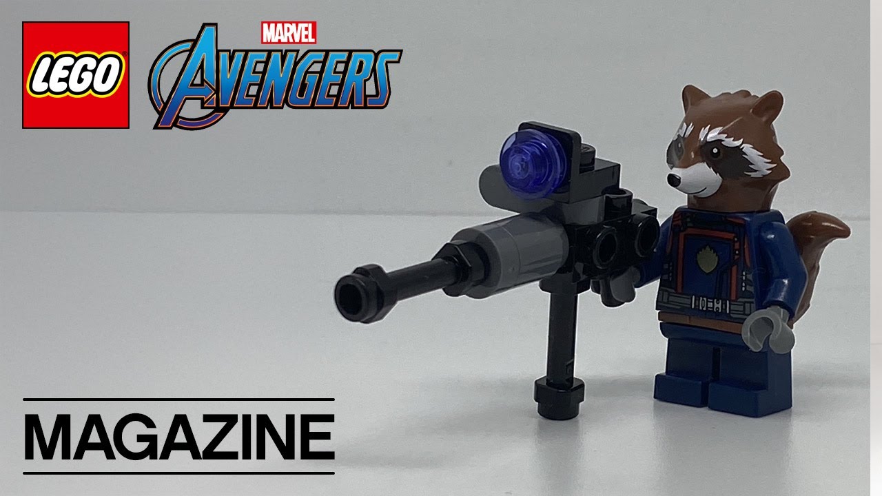 Building The LEGO Avengers Magazine Issue 24 "Rocket Racoon" - YouTube