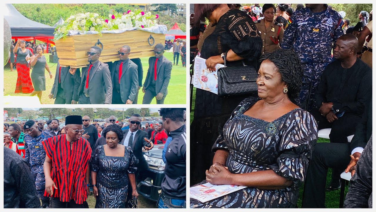 Prof. Naana Ama Opoku Agyemang Mourns With Nana Kobina Nketiah At His ...