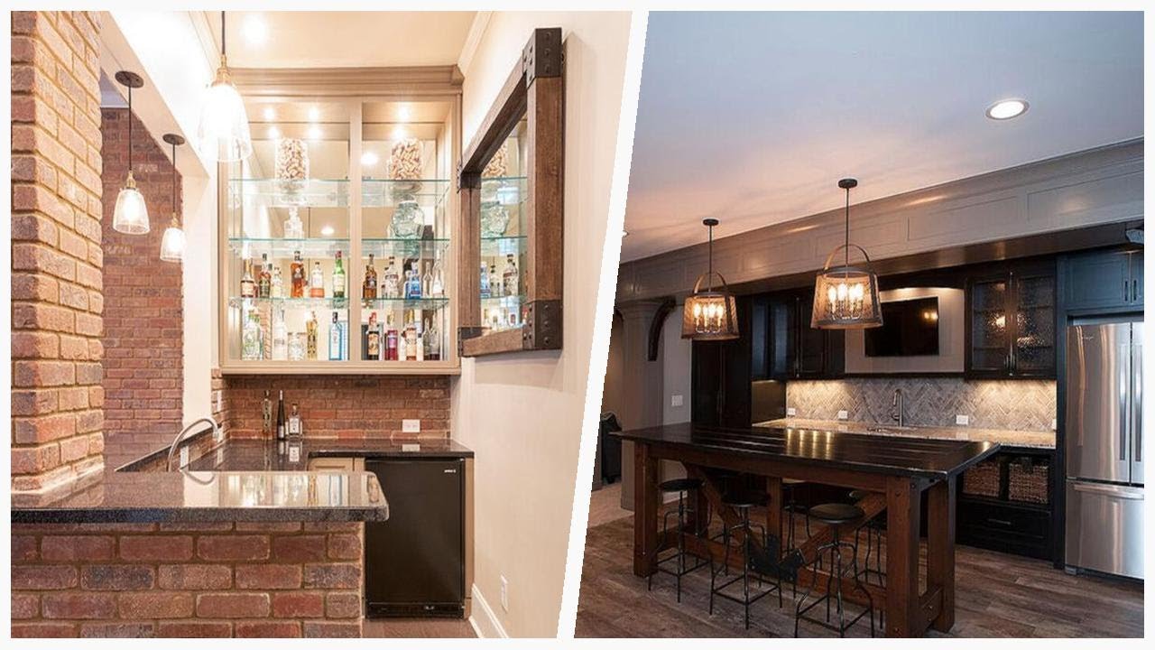 75 Industrial Brown Home Bar Design Ideas You'll Love - YouTube