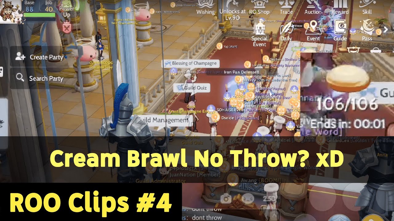REWARDS for a Perfect Cream Brawl? | ROO Clips #4 | Ragnarok Origin ...