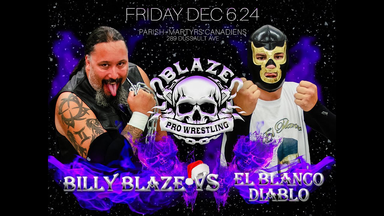 Billy Blaze vs El Blanco Diablo at Christmas Massacre - YouTube