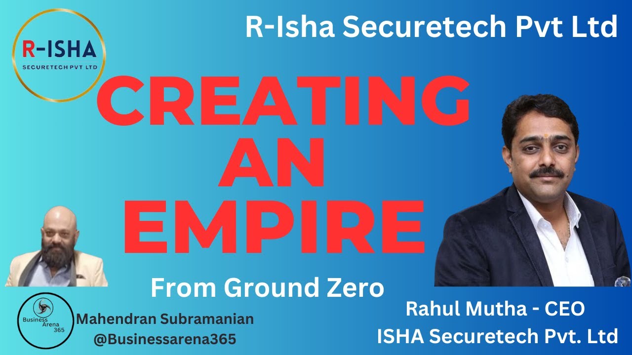 Rahul Mutha - CEO of R-ISHA Securetech Pvt. Ltd., - YouTube