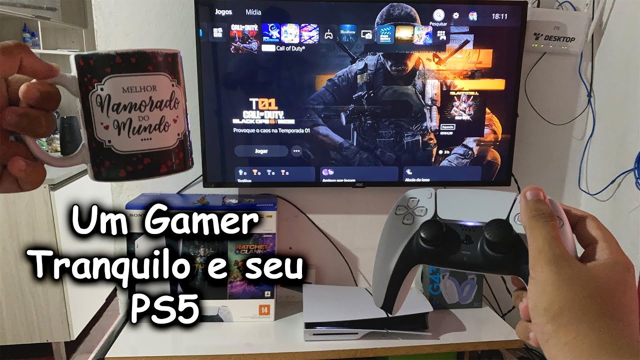 Um Gamer Tranquilo com Seu PS5 - YouTube