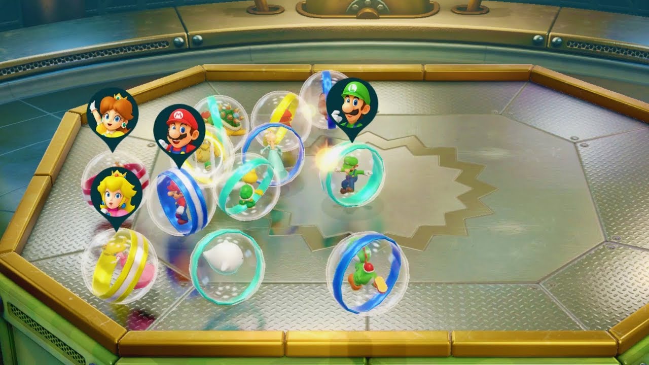 Super Mario Party - Whomp's Domino Ruins (Very Hard Mode) - YouTube