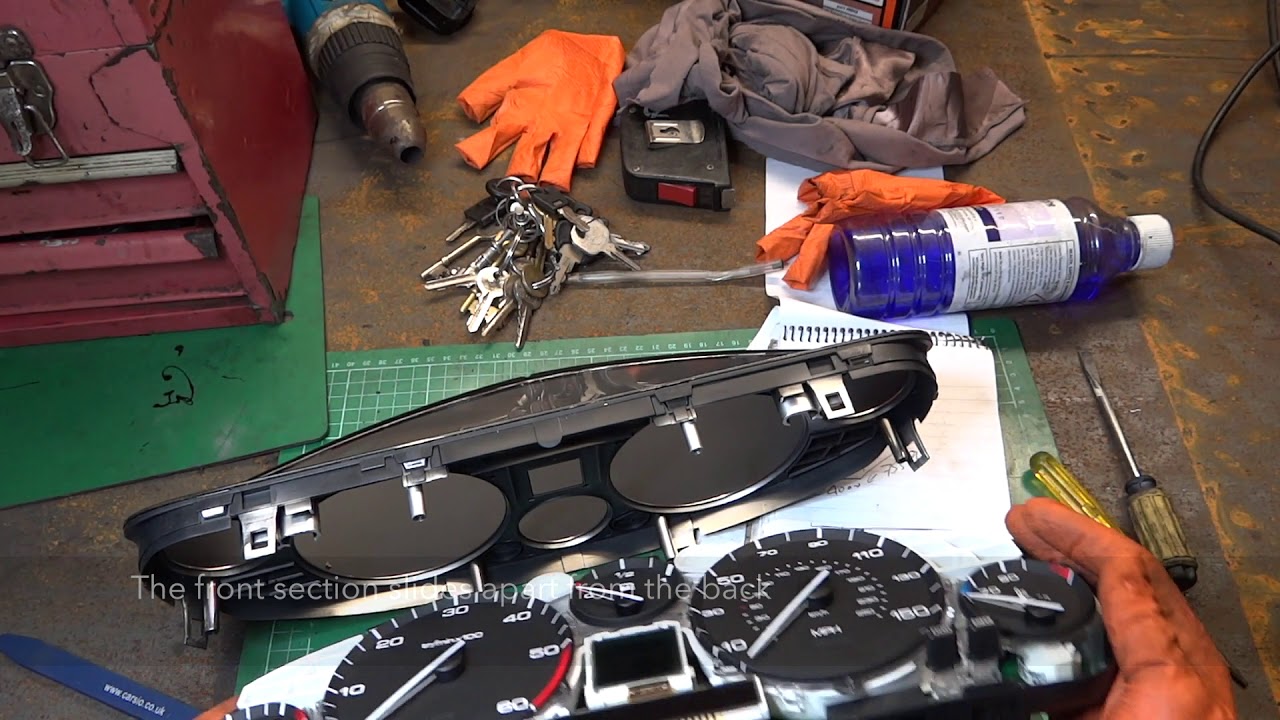 Peugeot 607 Instrument cluster bulb replacement - YouTube