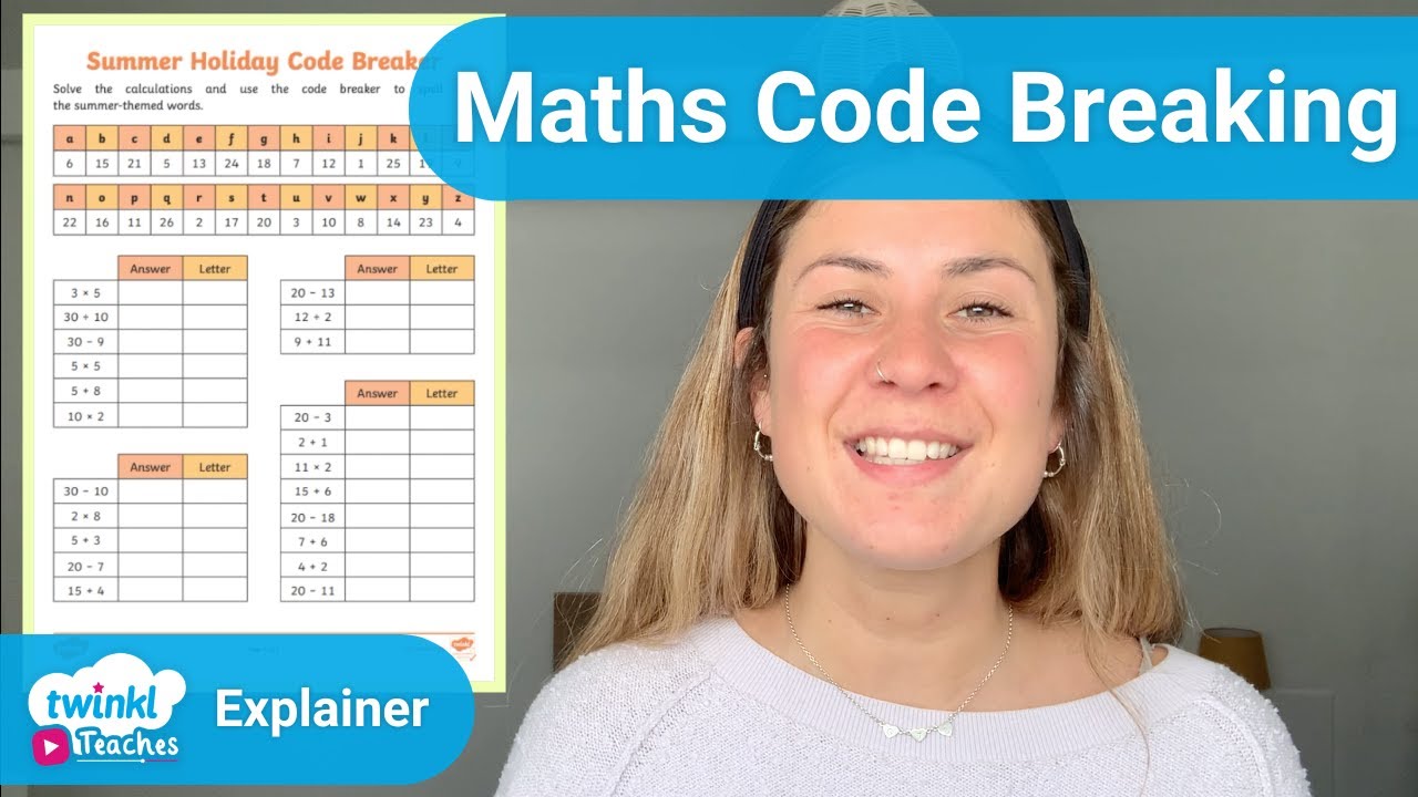 Fun Code Breaker Activity for Children - YouTube