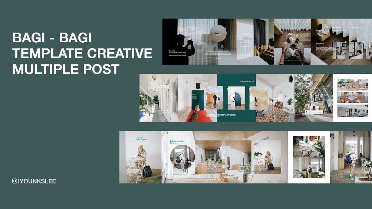 TEMPLATE CREATIVE MULTIPLE POST GRATIS ! - YouTube