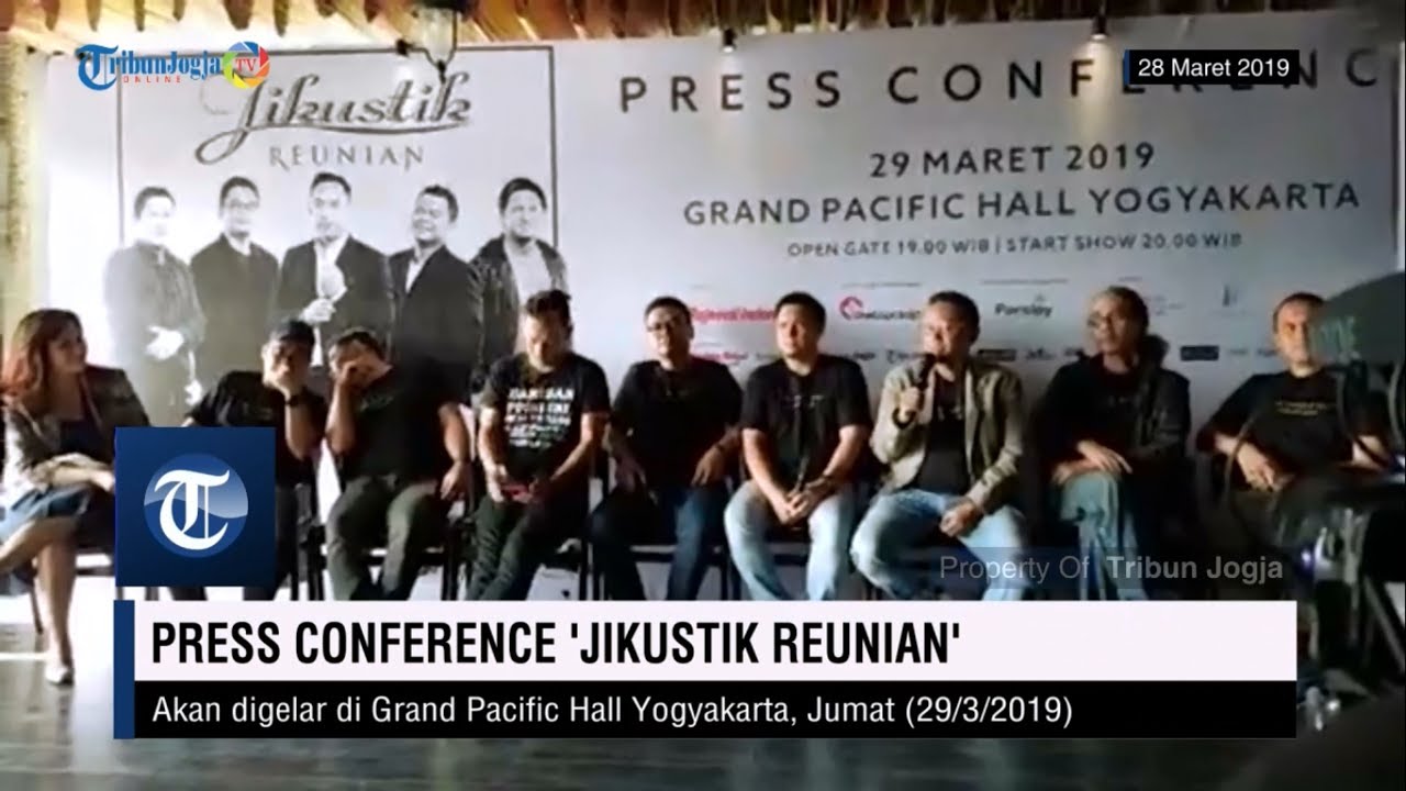 Press Conference 'Jikustik Reunian' yang bakal digelar di Grand Pacific ...