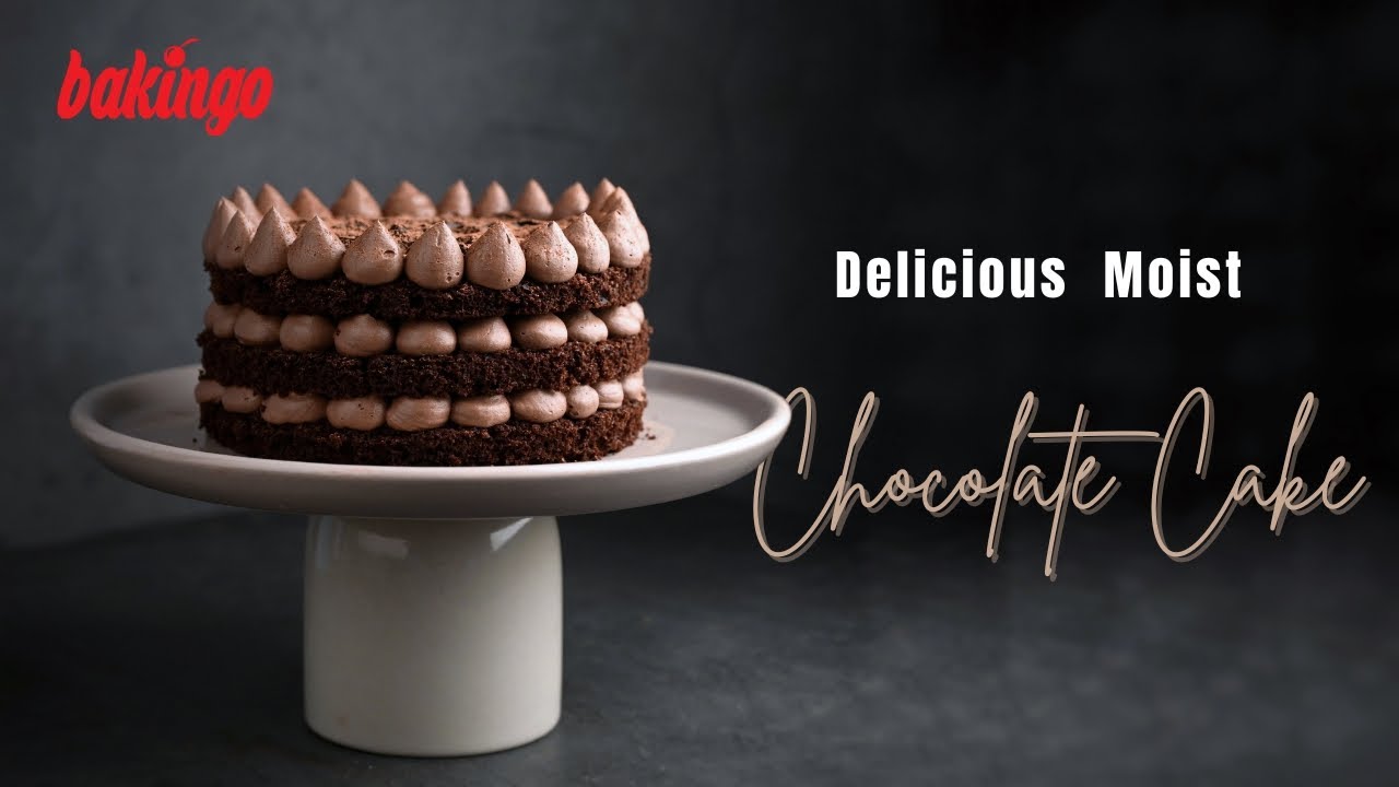 Delicious Cream Cake ft. Chocolate Cake by Bakingo! - YouTube