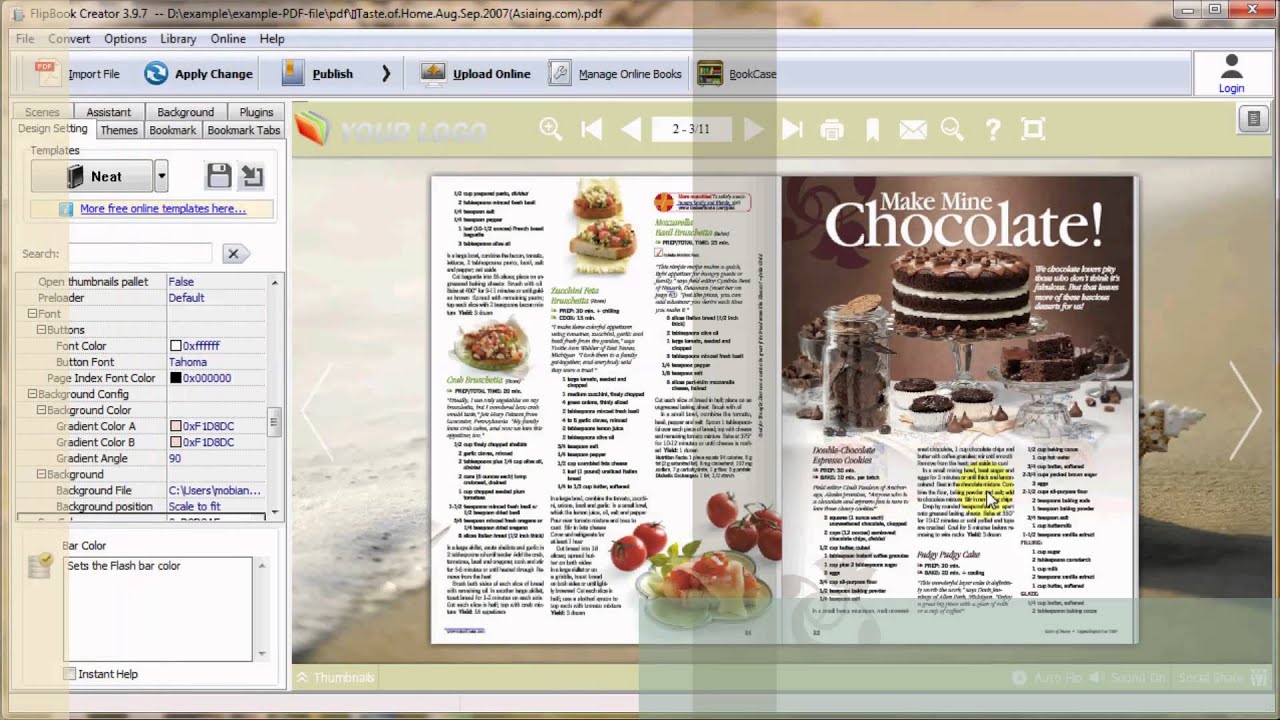 FlipBook Creator to make Sparkling Introduction on Flip Catalogue - YouTube