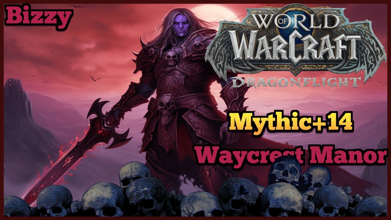 Mythic Keystone +14 Waycrest Manor. #tank #mythic - YouTube