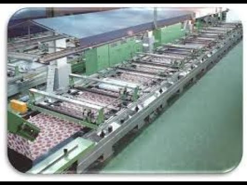 Textile Saree Printing Machine - YouTube