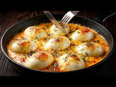 Ich mache dieses Rezept mit Eiern jede Woche! Ein einfaches hausgemachtes Rezept zum Frühstück!
