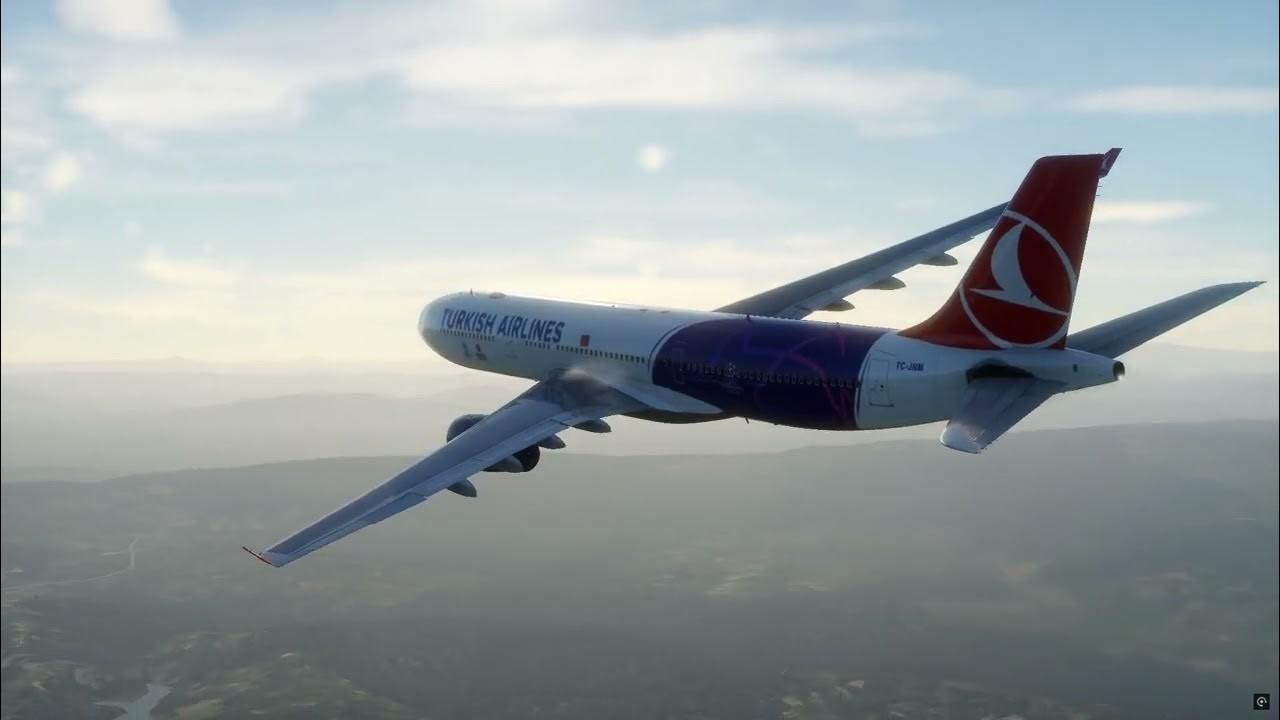 TURKISH AIRLINES AIRBUS A330-300 LANDING VIENTIANE WATTAY INTL.AIRPORT - YouTube