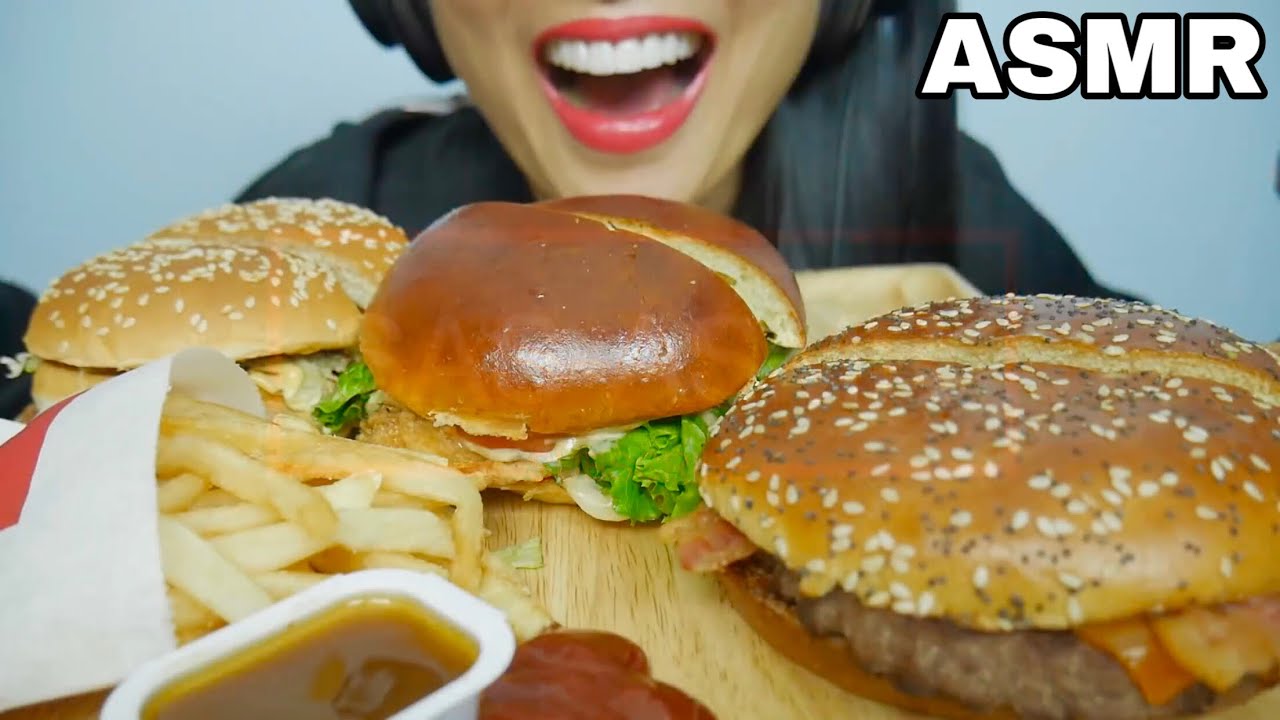 MUKBANG The Best Of: SAS ASMR (Pizza, Cheese Sauce, Cheeseburger, Fries ...
