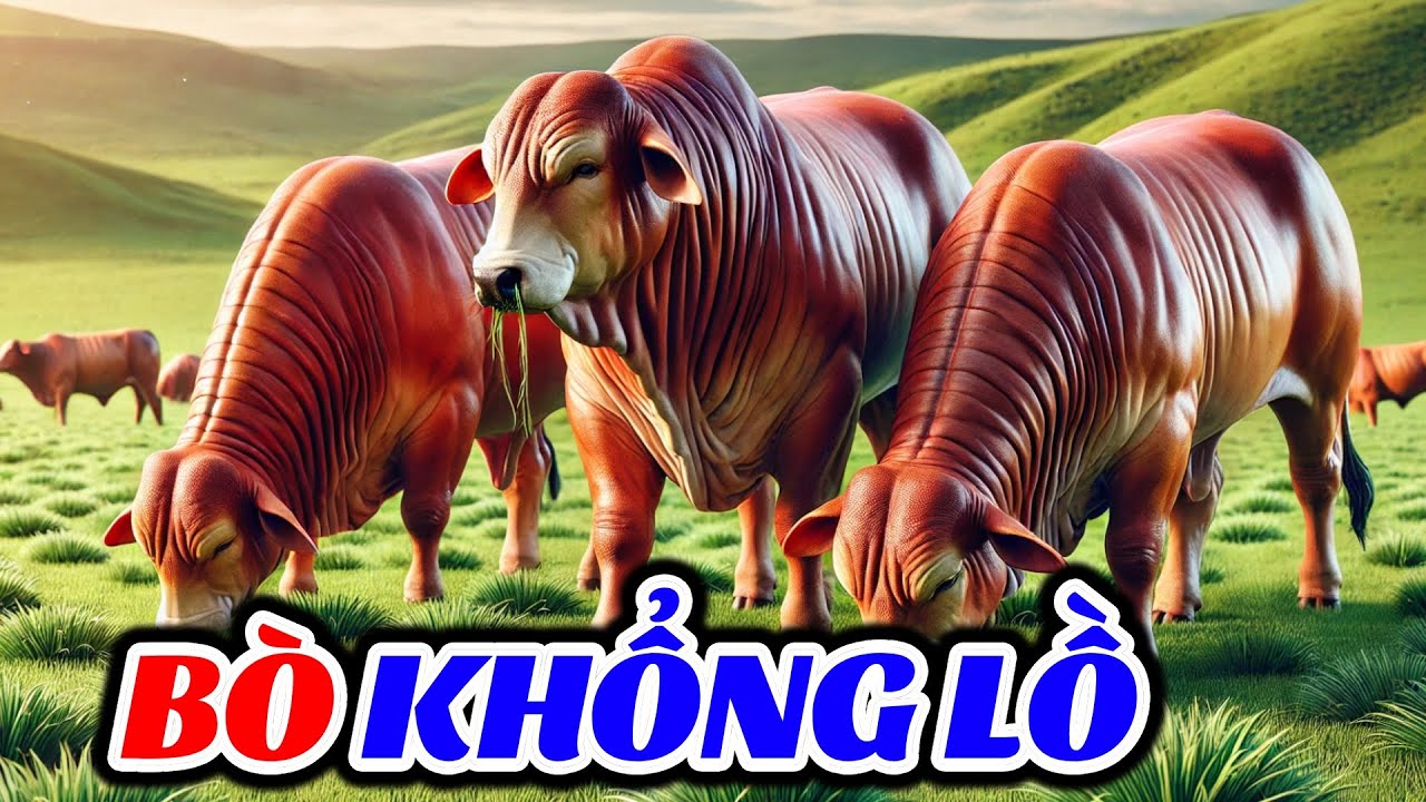 Giống Bò Khổng Lồ Này Ở Việt Nam Không Ai Chụi Nuôi Bò Droughtmaster ...