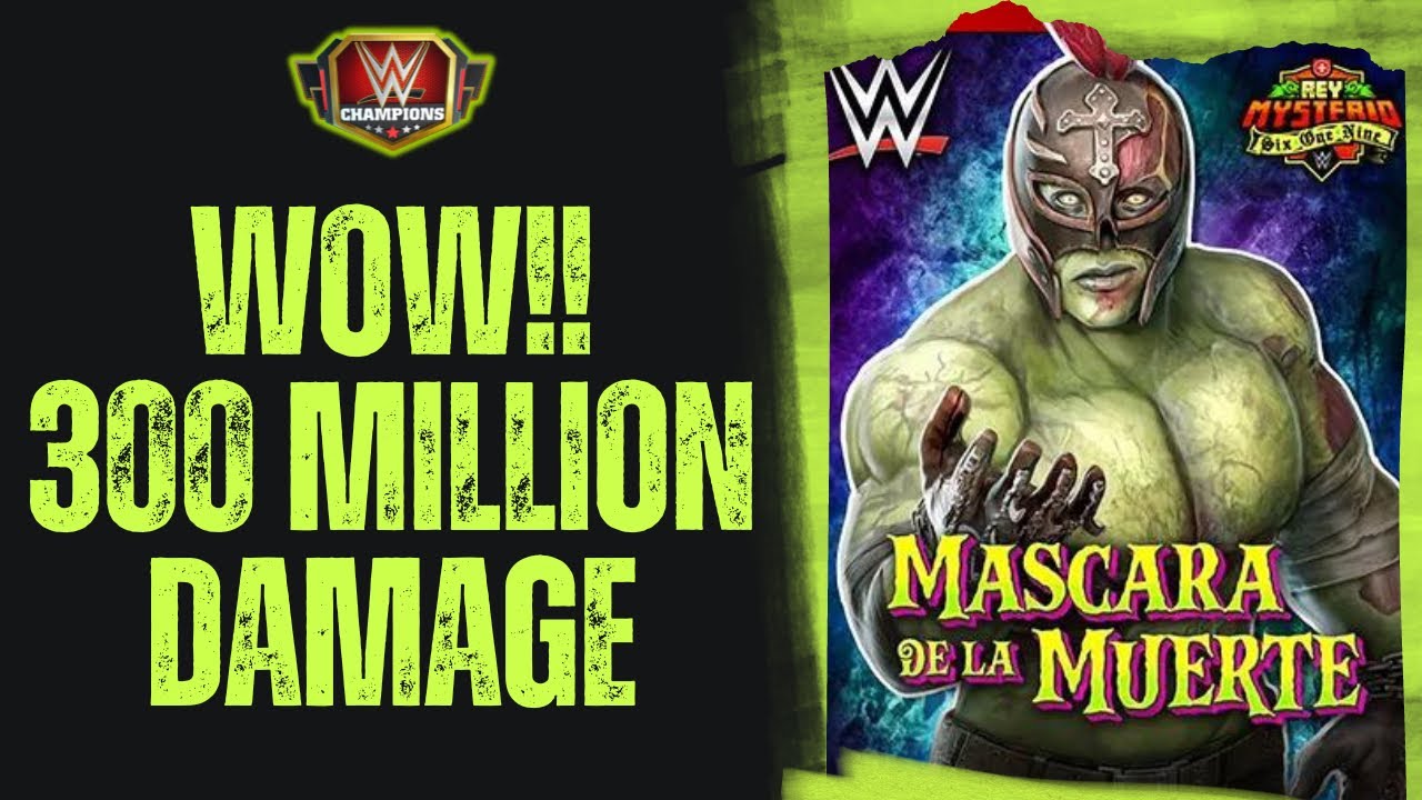 Wow!!-300 Million Damage-6 Star Gold Zombie Rey Mysterio-WWE Champions ...