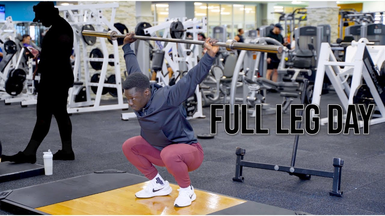 Full Leg Day Workout + Vlog - YouTube