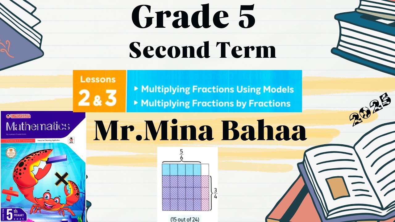 Math| Grade 5| Unit 9| Multiply fraction by fraction area model| Multiply fractions by fractions ...