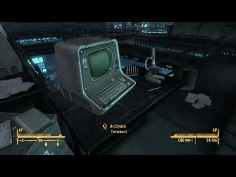 Fallout New Vegas OWB Comic Terminal cool detail - YouTube