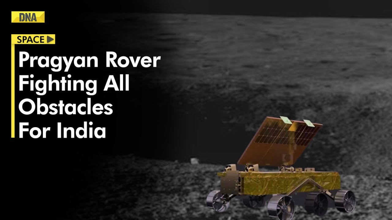 Watch Chandrayaan-3's Pragyan Rover Encounters Huge Crater On Lunar ...