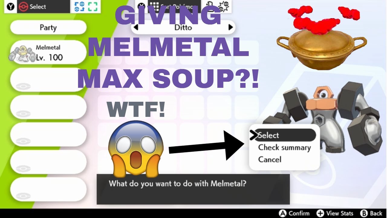 CAN YOU GIVE A MELMETAL MAX SOUP? | TurboMyths: Pokemon Sword & Shield ...